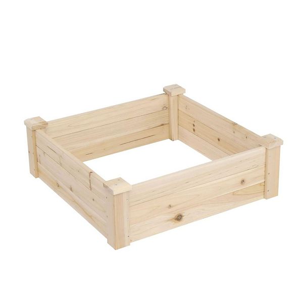 Wooden Garden Planting Frame Vegetable Railing Box