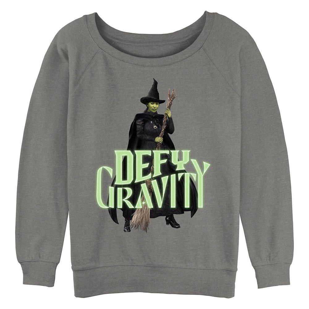 Juniors' Wicked Elphaba Defy Gravity Graphic Pullover