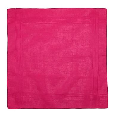 Selini Women's Cotton Bright Multi-Color Dress Handkerchief Set (Pack of 6)