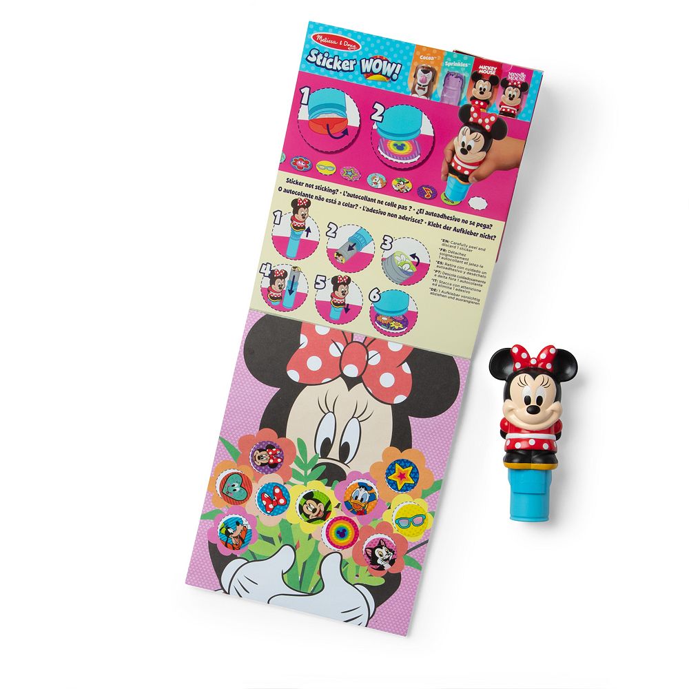 Melissa & Doug Disney Mickey Mouse 300 Sticker WOW!™ 24-Page Activity ...