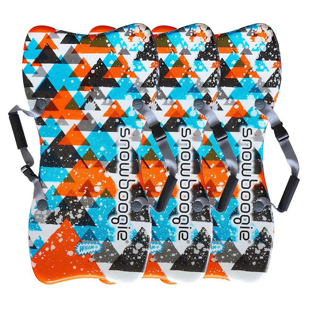 Wham-O Snowboogie Snow Sled, 36" Single Rider Winter Backpack Sled, 3 Pack