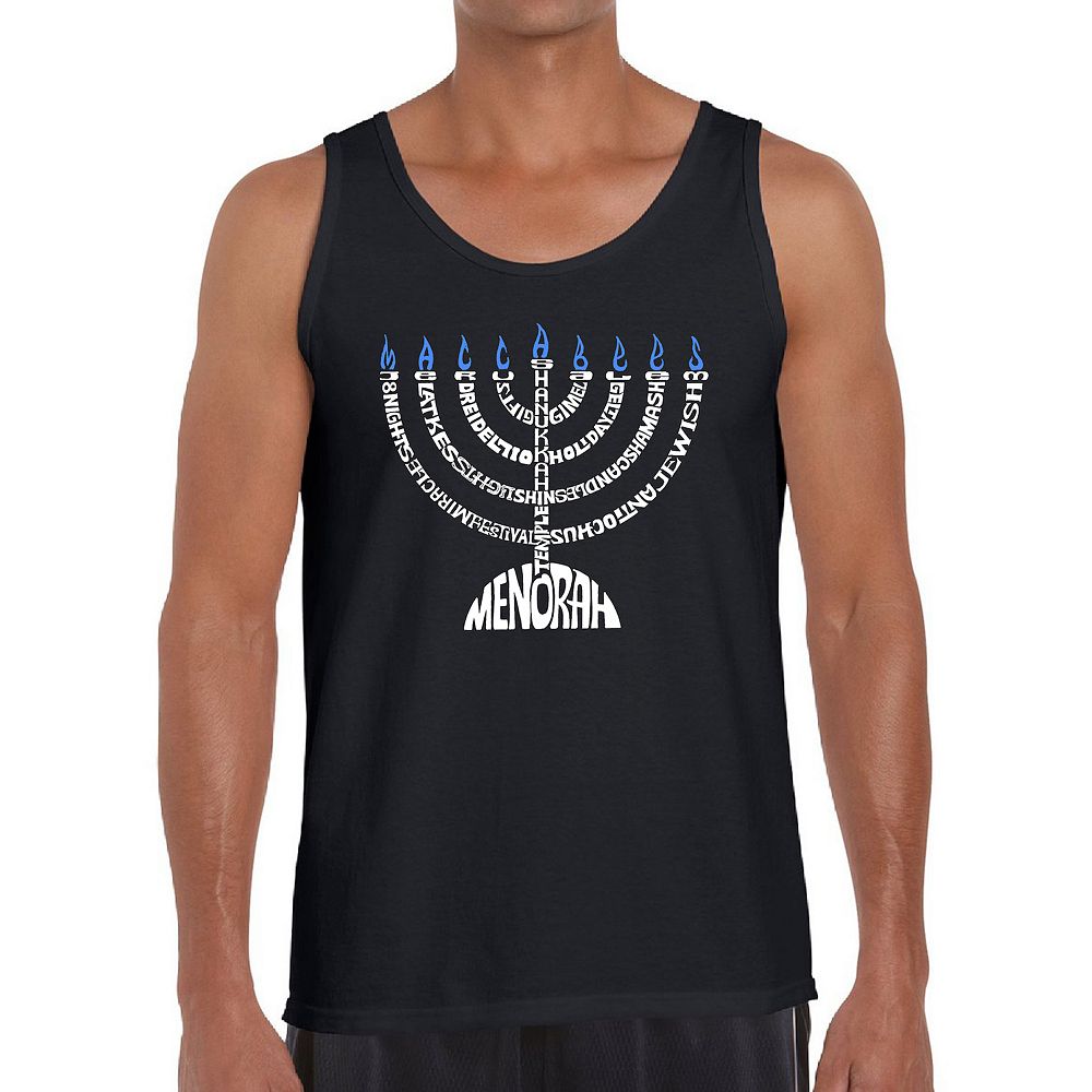 Menorah - Men's Word Art Tank Top
