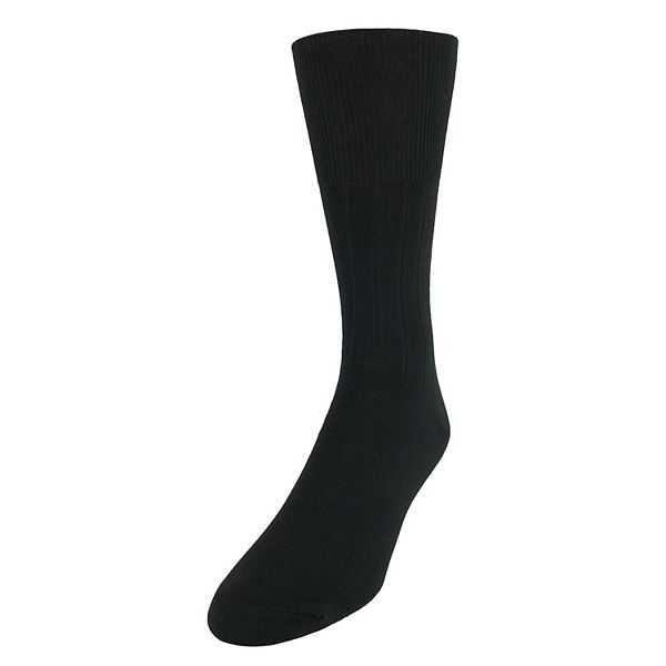 Windsor Collection Men's Cotton Blend Comfort Top Circulation Dress Socks