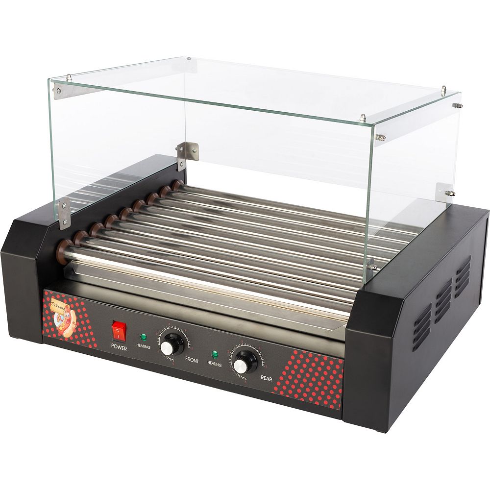 24 Hot Dog Roller Machine with Cover by Great Northern Popcorn