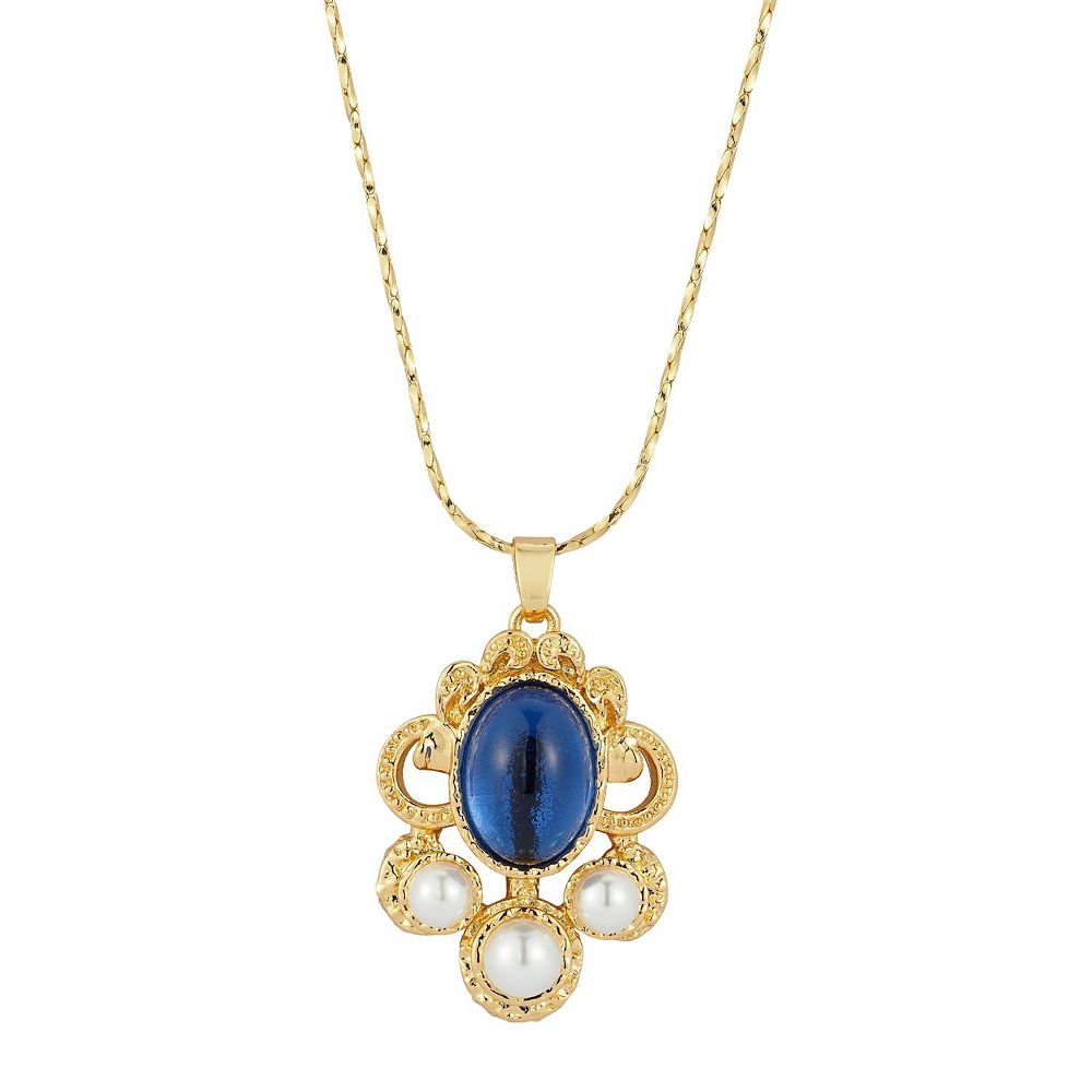 WINX 18k Gold Plated Cubic Zirconia and Freshwater Cultured Scalloped ...