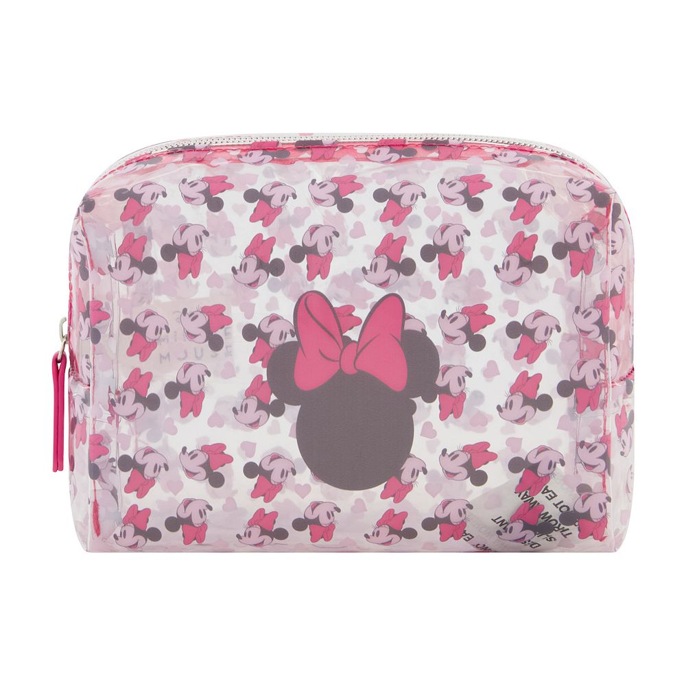 Disney's Minnie Mouse Clear Rectangular Cosmetic Bag