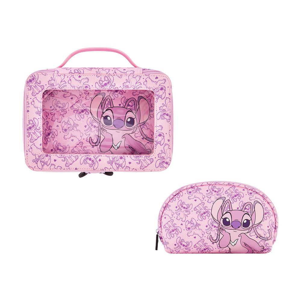 Disney's Lilo & Stitch Angel 2-piece Travel Cosmetic Case Set