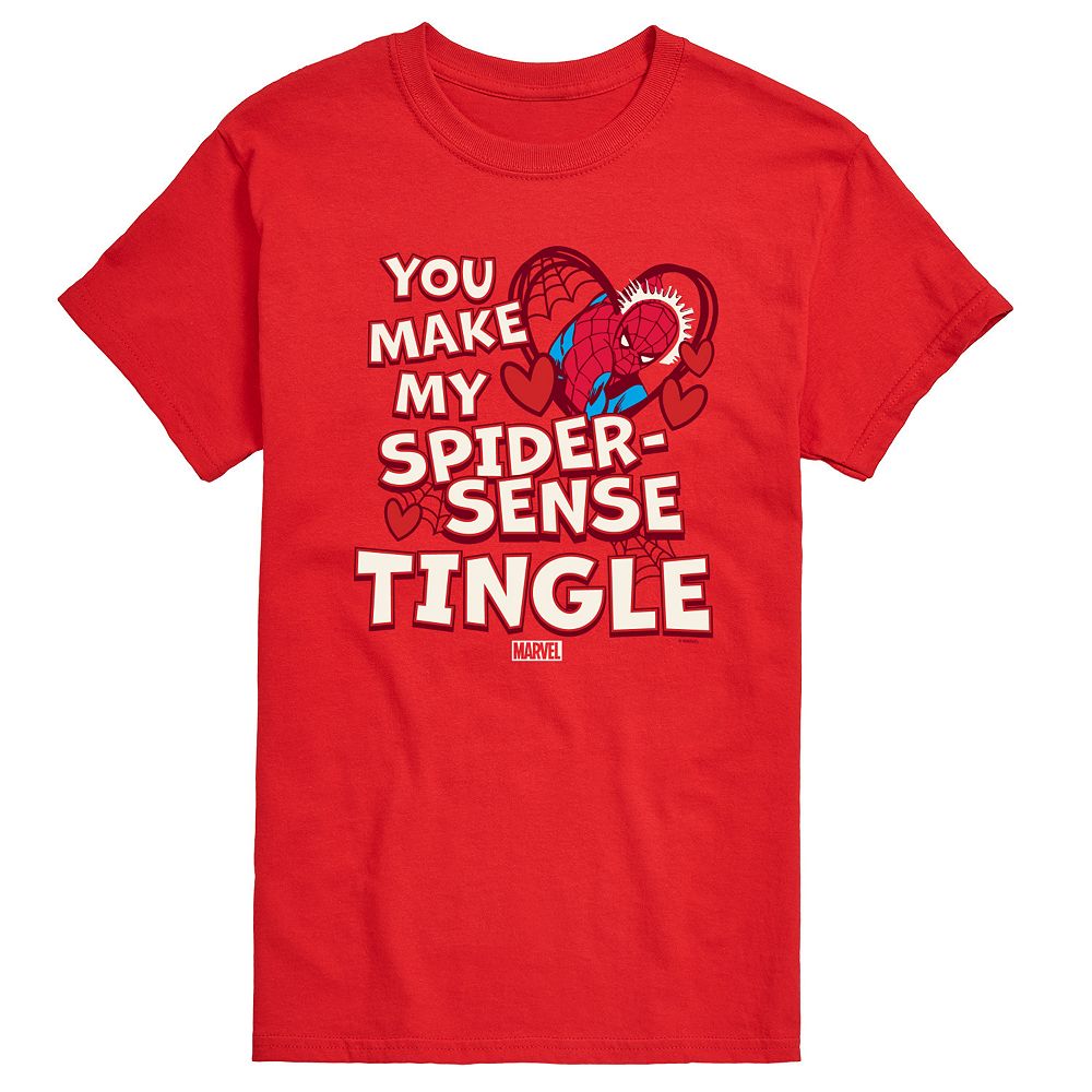 Men's Marvel Spider-Man Spider-Sense Tingle Graphic Tee