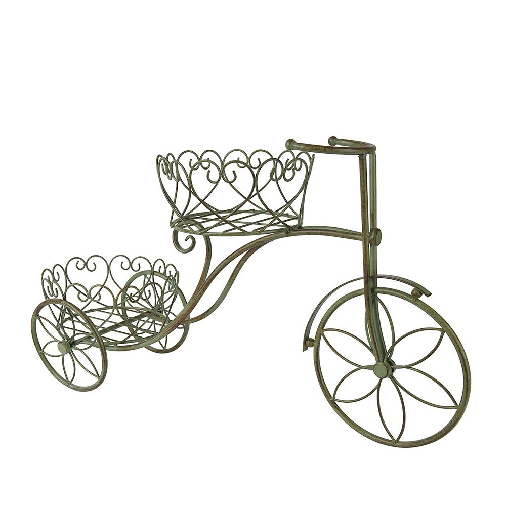 Kaemingk Iron Bicycle Outdoor Garden Planter Decor