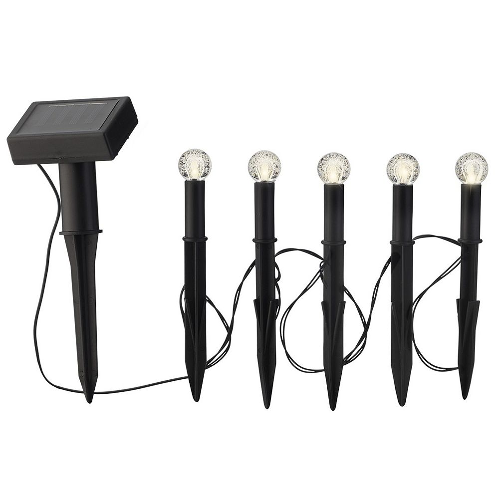 Kaemingk Plastic Steady Solar Planter Stake Light