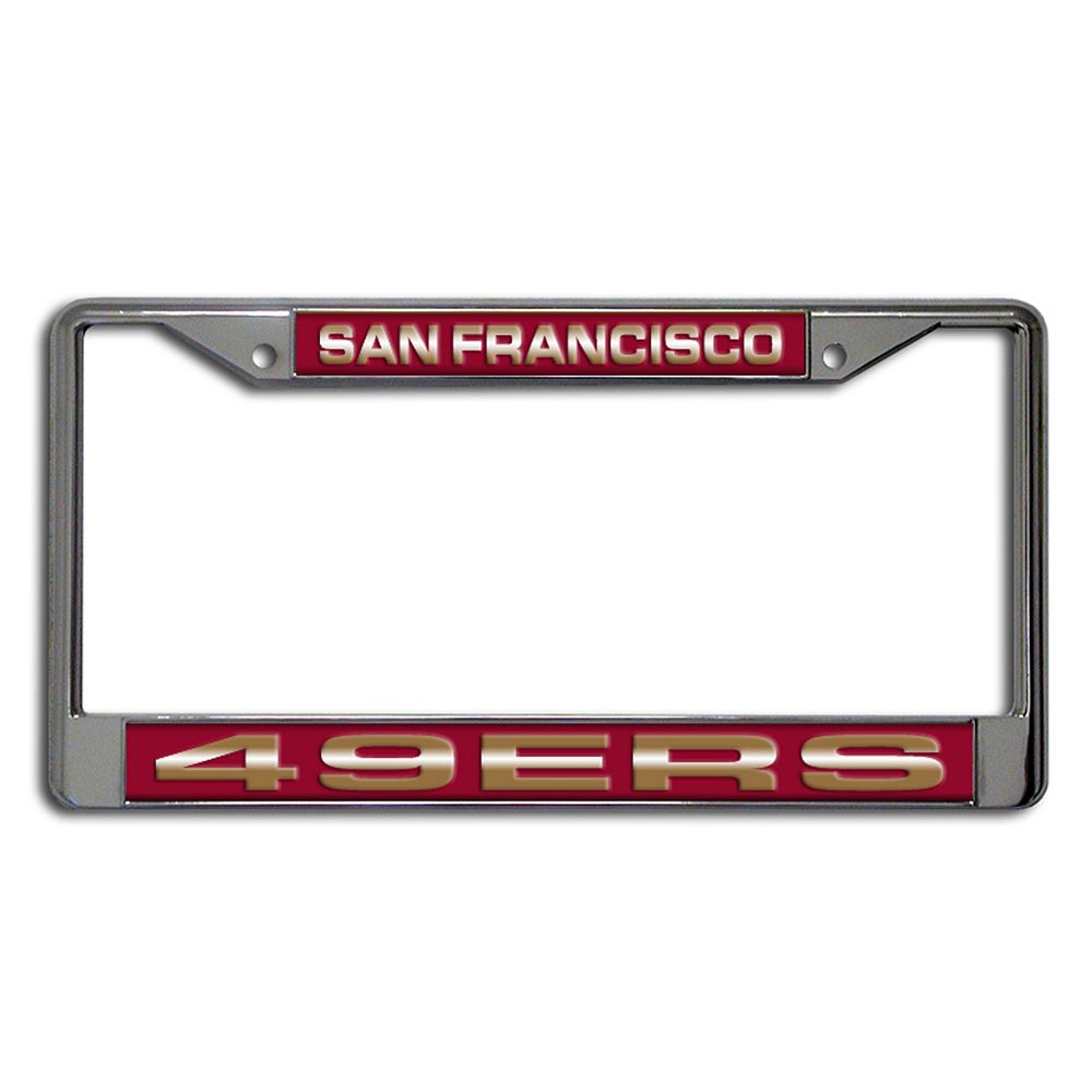 San Francisco 49ers License Plate Frame