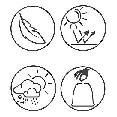 Kaemingk Alex Fibre Clay Square Planter