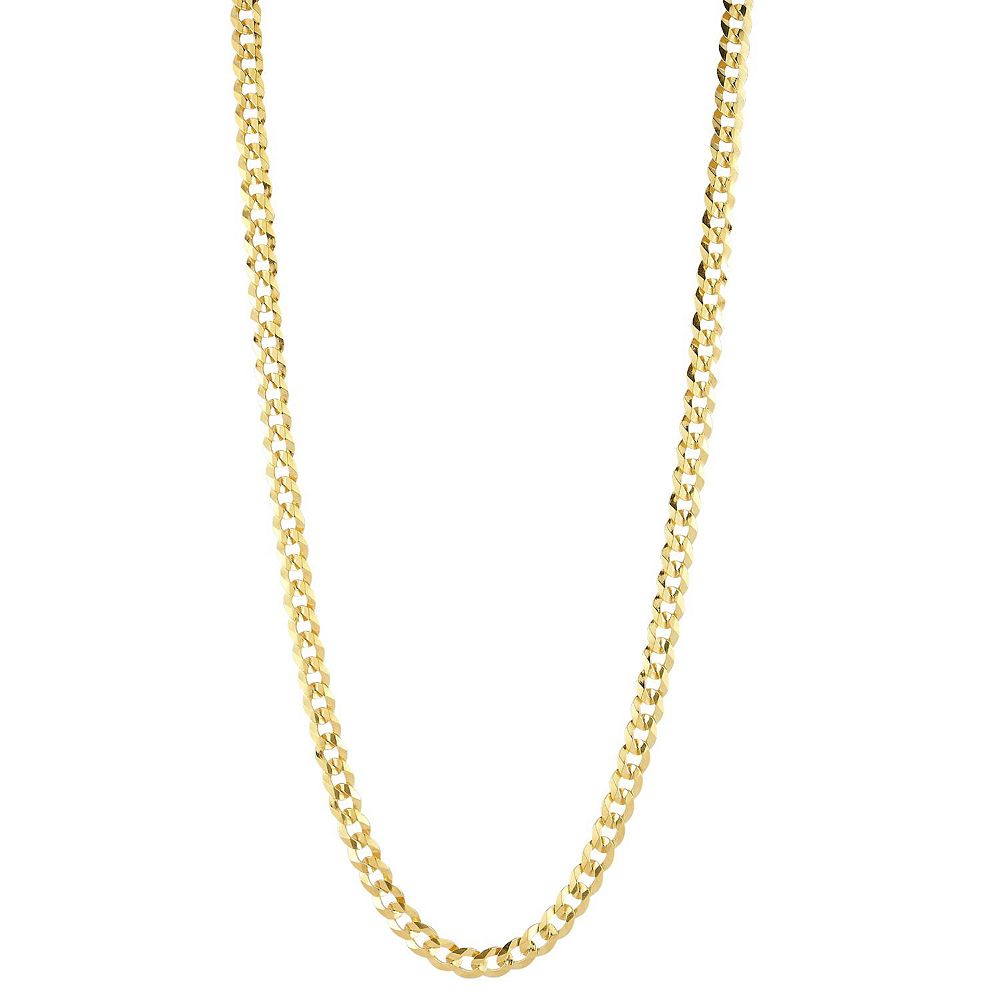 Men's Menster Sterling Silver 5 mm Curb Necklace