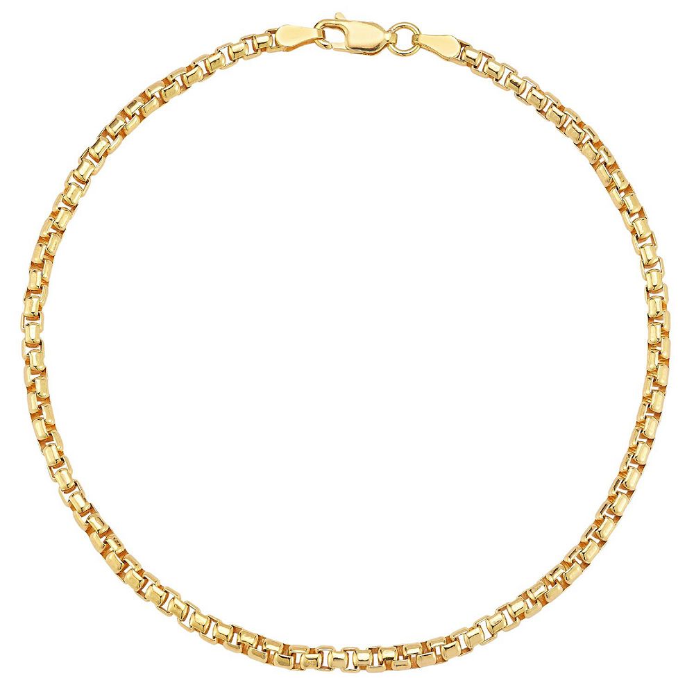 Men's Menster Sterling Silver 3 mm Box Bracelet