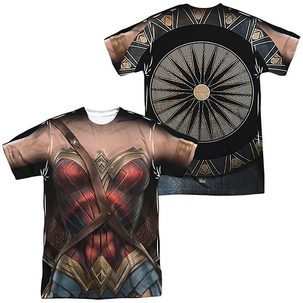 Men's Wonder Woman Costume Sublimated Graphic Tee