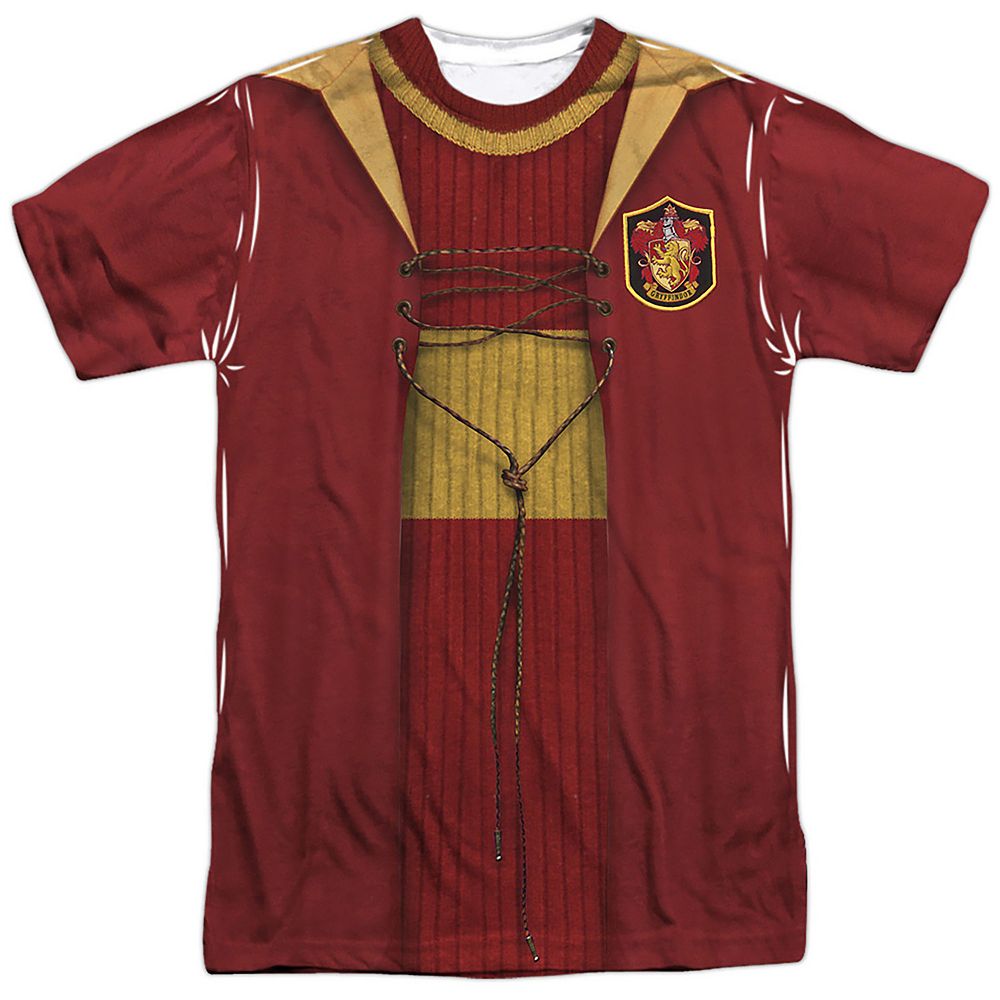 Men's Harry Potter Gryffindor Quidditch Uniform Sublimated Graphic Tee