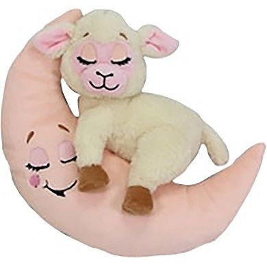 Jay@Play Happpy Nappers: Lullabrites Lights & Sounds Plush Moon Pet - Lamb