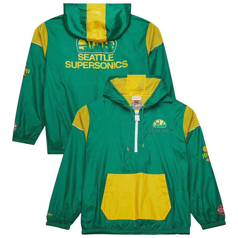 Unisex Mitchell & Ness Kelly Green Seattle SuperSonics Hardwood ...