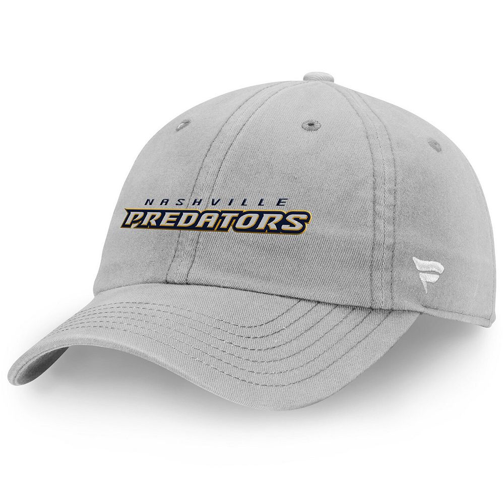 Men's Fanatics Gray Nashville Predators Wordmark Core Fundamental ...