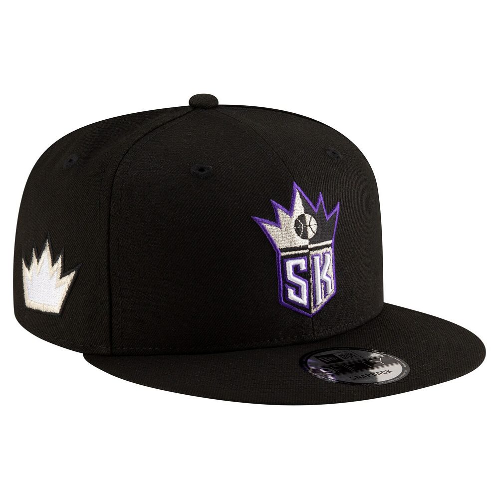Men's New Era Black Sacramento Kings Classic Edition Jersey Hook 9FIFTY ...