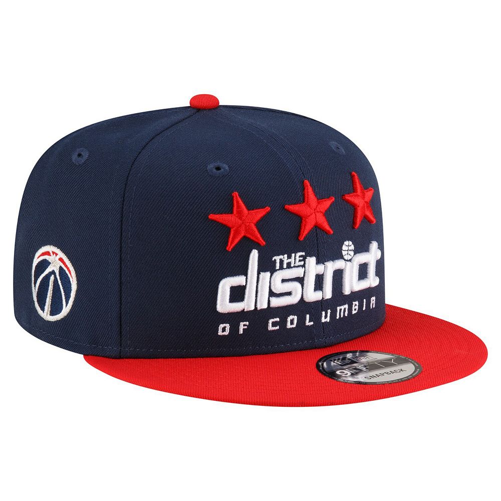 Men's New Era Navy/Red Washington Wizards Jersey Hook Statement Edition ...