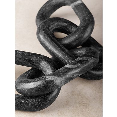 Eternity Chain Links - Black Marble