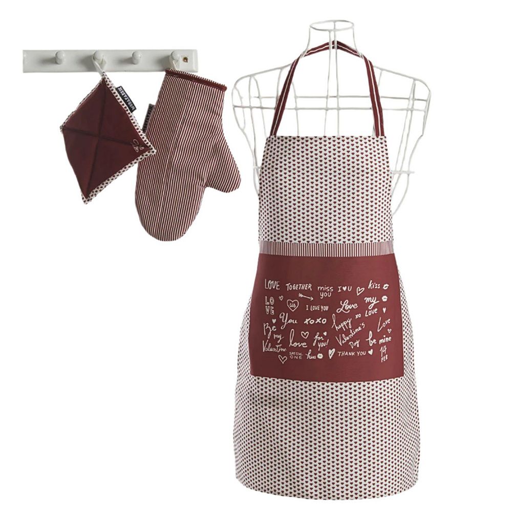 Kitchen Apron Set For The One You Love - Great Gift For Mom And Dad