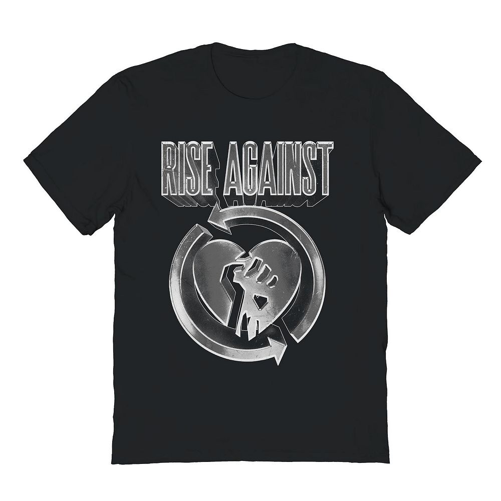 Men's Rise Against Logo 3D Graphic Tee