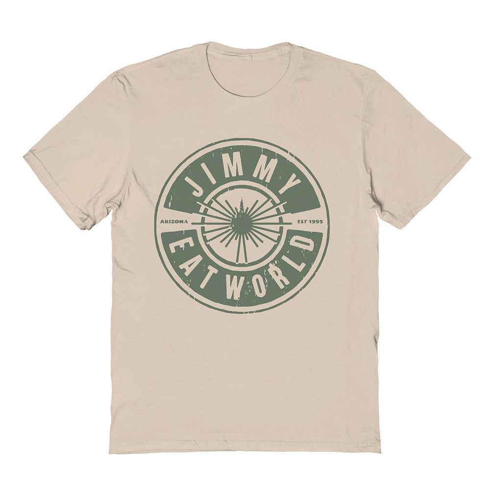 Men's Jimmy Eat World Emblem Ivory Graphic Tee