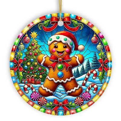 Candyland Gingerbread Man 11" Lighted Gingerbread House Candy Land