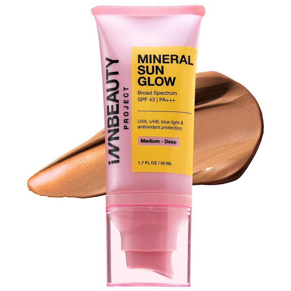iNNBEAUTY PROJECT Mineral Sun Glow Broad Spectrum Sunscreen SPF 43 PA ...
