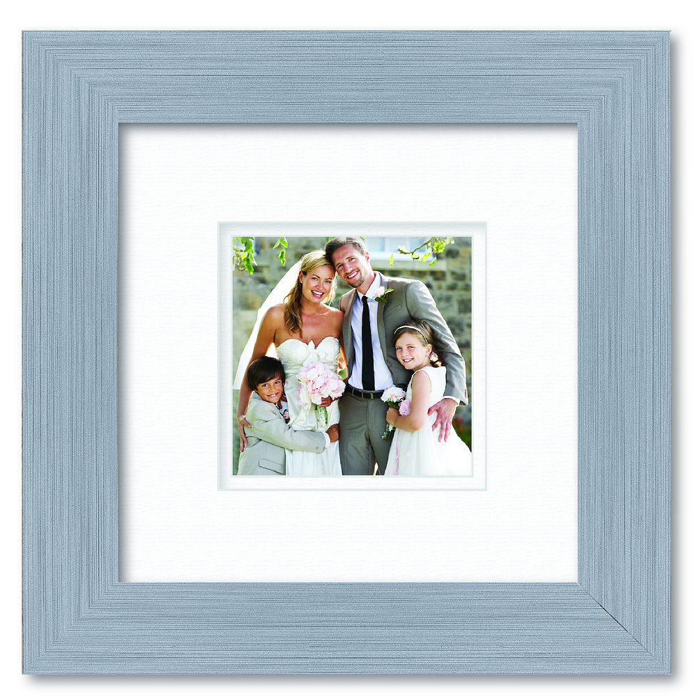 COURTSIDE MARKET Classic Hues Collection Grey 9x9 Photo Wall Frame