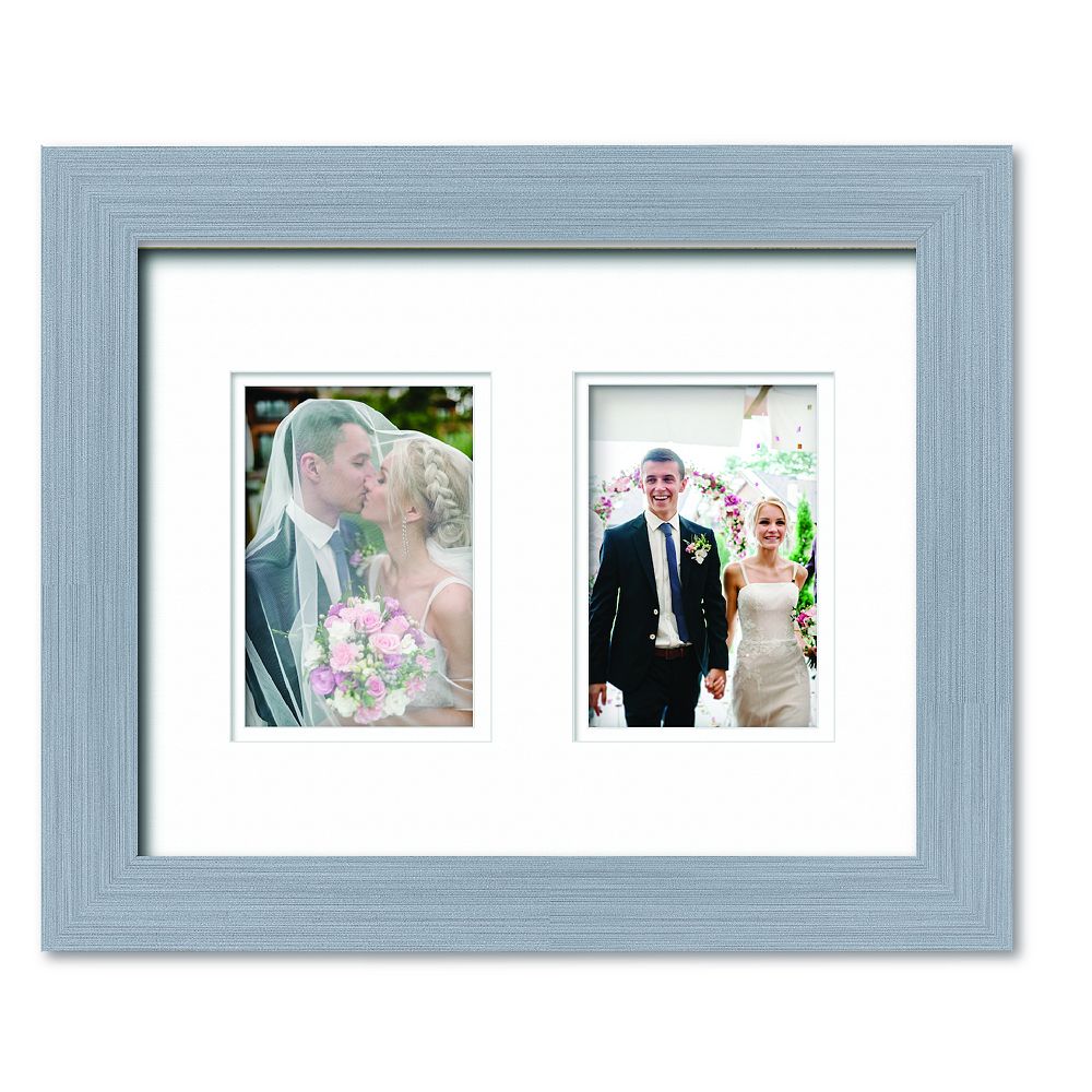 COURTSIDE MARKET Classic Hues Collection Grey 4x6 2 Photo Opening Grey ...