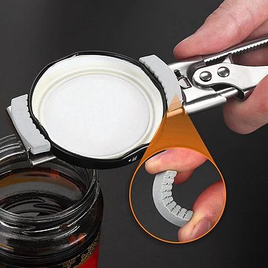 2-Pieces Adjustable Jar Opener Multifunctional Lid Gripper