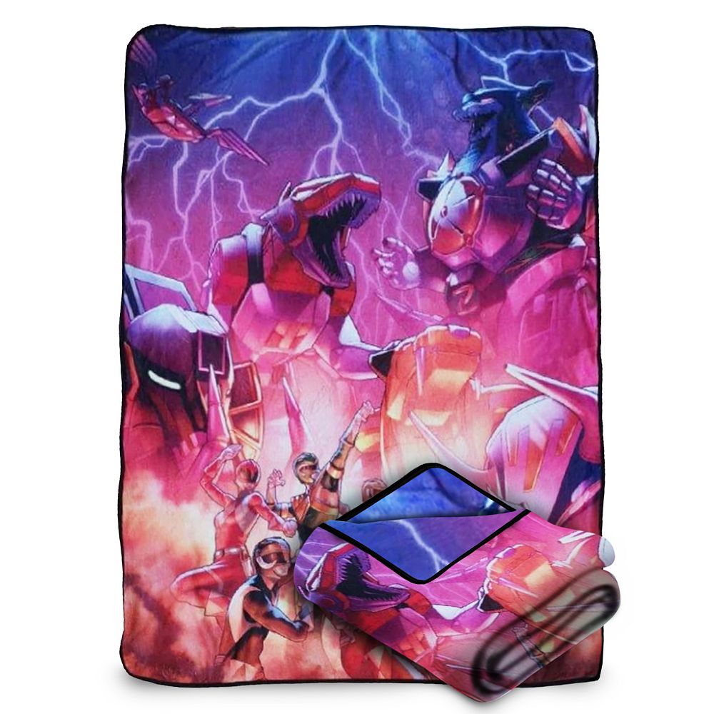 Power Rangers Dino Force Fleece Softest Comfy Throw Blanket For Adults ...