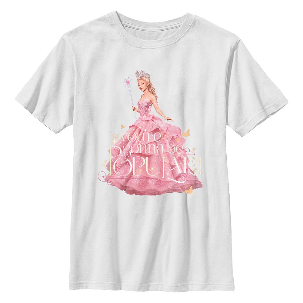 Boys 6-20 Wicked Glinda You're Gonna Be Popular Graphic Tee