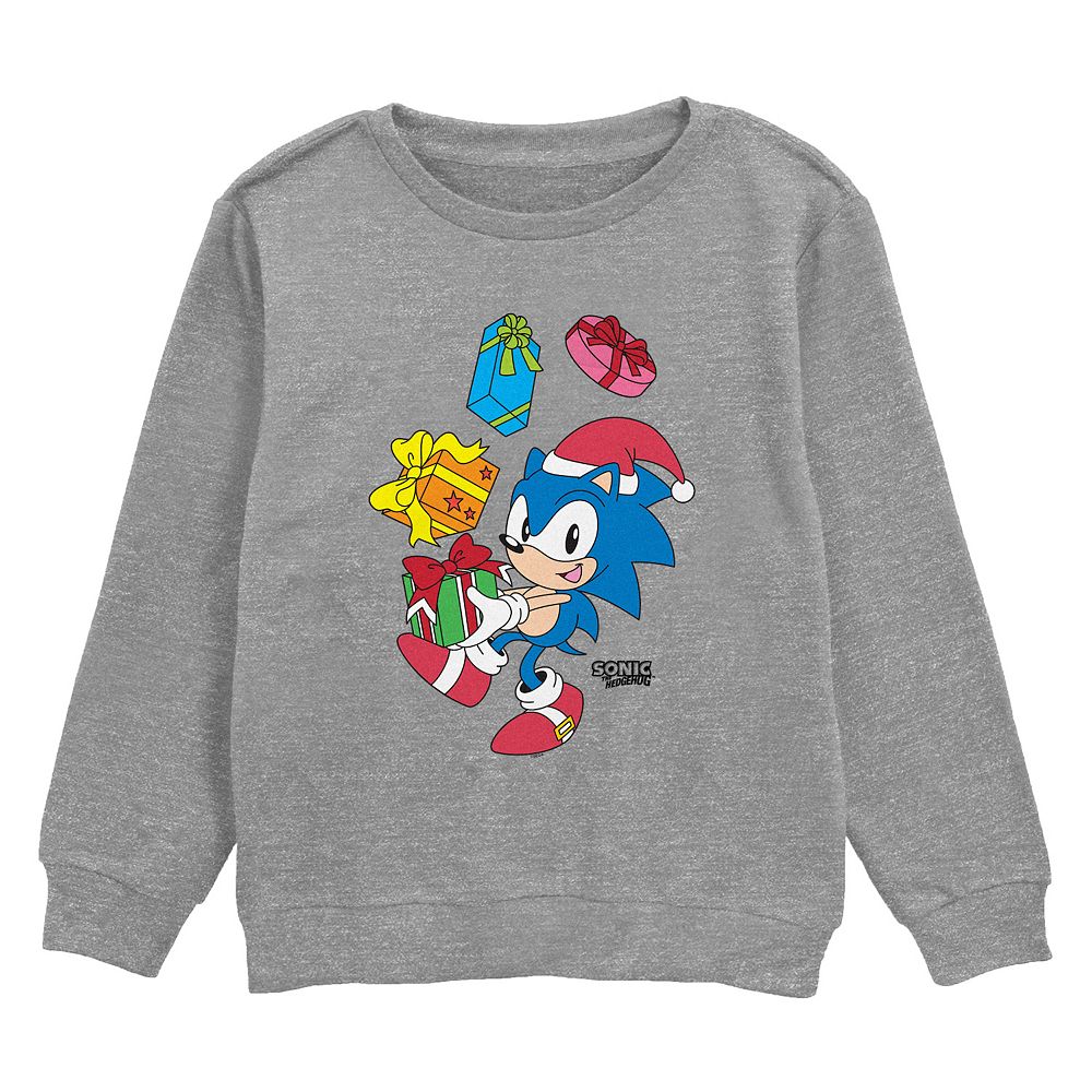 Boys 8-20 Sonic The Hedgehog Juggling Presents Fleece Sweatshirt