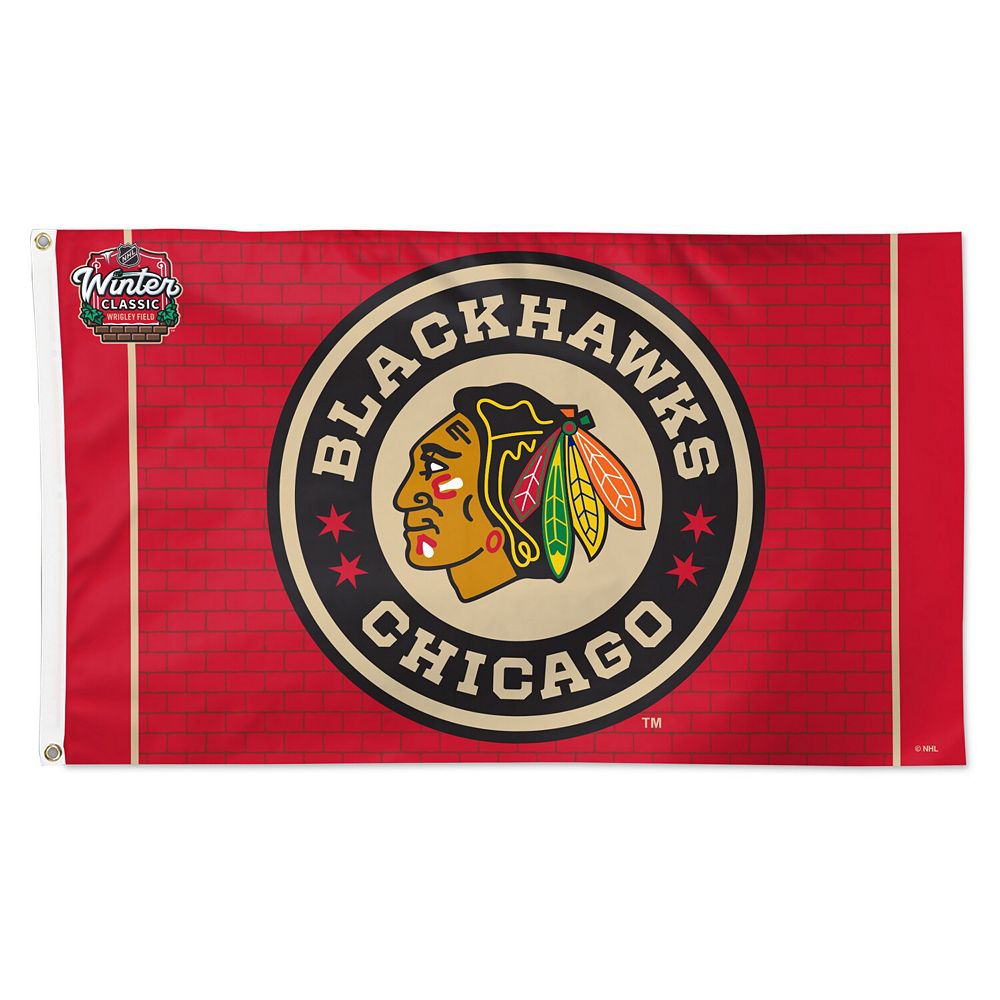 WinCraft Chicago Blackhawks 2025 NHL Winter Classic 3' x 5' One-Sided ...