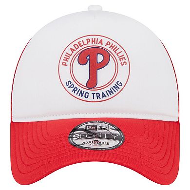Men's New Era White/Red Philadelphia Phillies Spring Training Circle ...