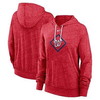 Women's Nike Red Washington Nationals Diamond Icon Gym Vintage ...