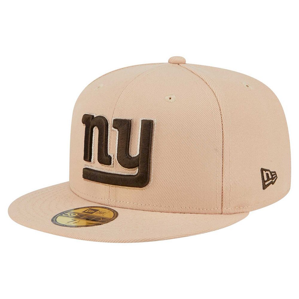 Men's New Era Tan New York Giants Candied Pecan 59FIFTY Fitted Hat