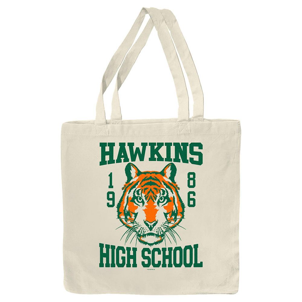 Netflix Stranger Things Hawkins High School Tote Bag