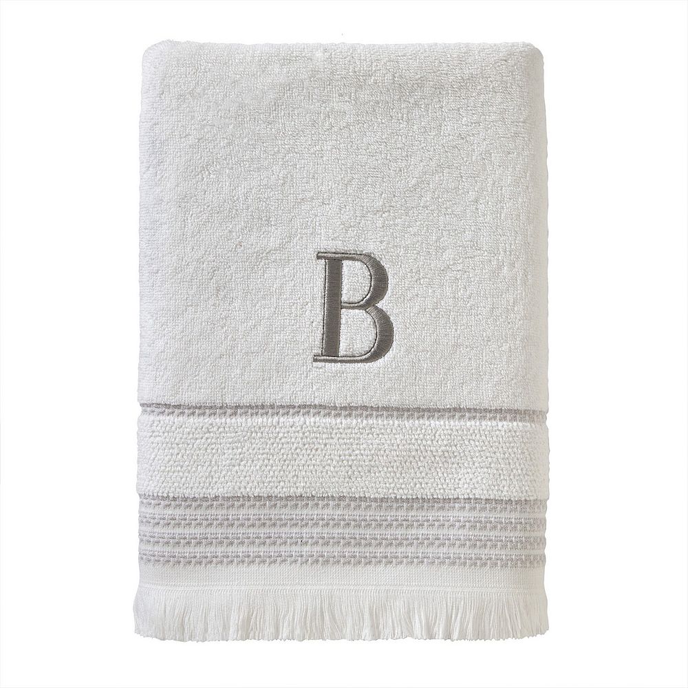 Skl Home By Saturday Knight Ltd Casual Monogram Bath Towel B