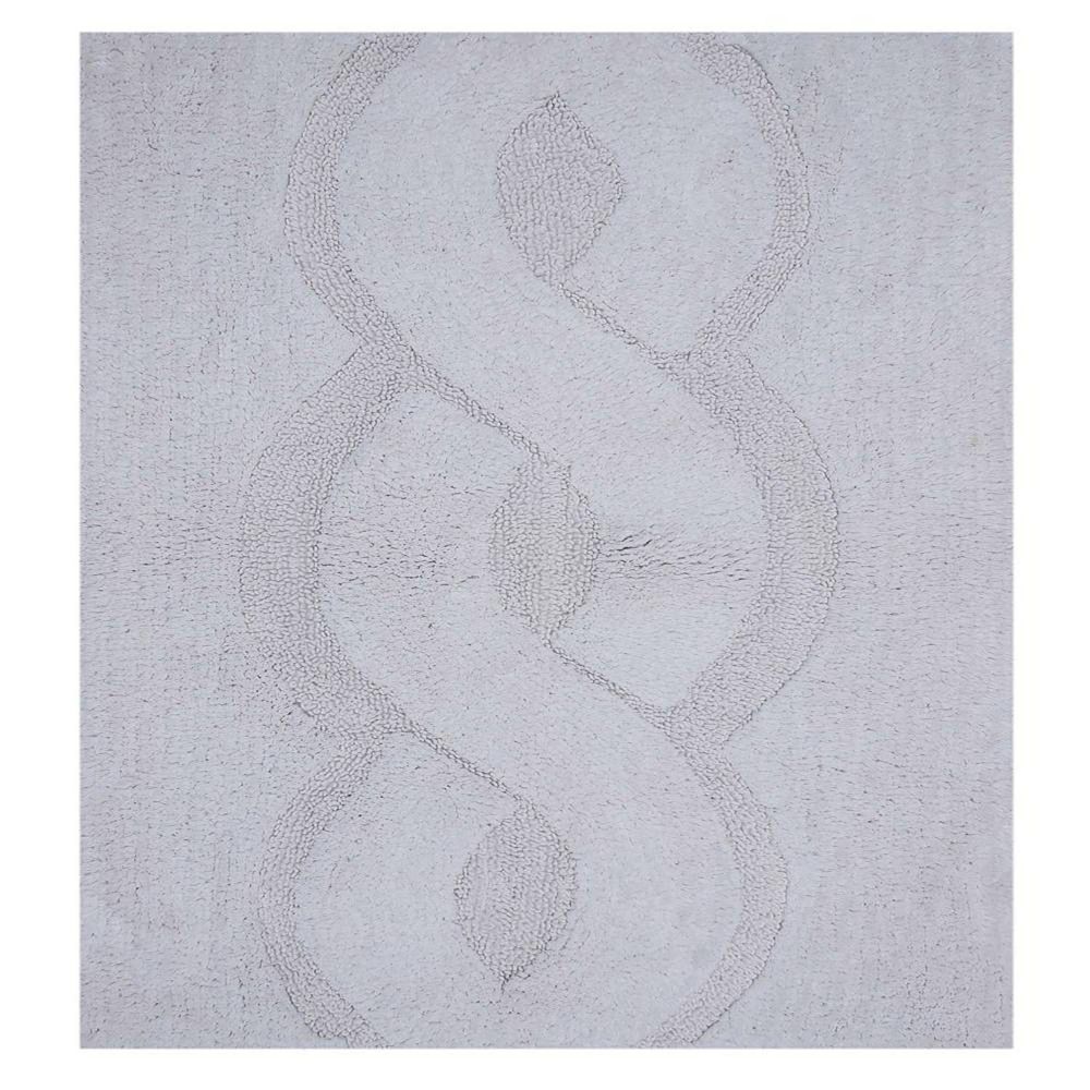Unique Stripe Honeycomb Sculptured Bath Rug Prepared Soft Plush Cotton ...