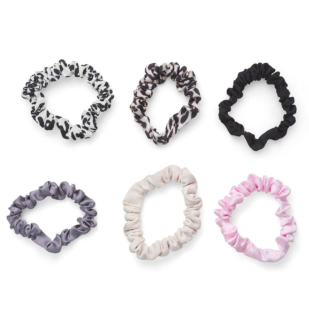 Emberly 6-pc. Solid & Printed Scrunchie Set
