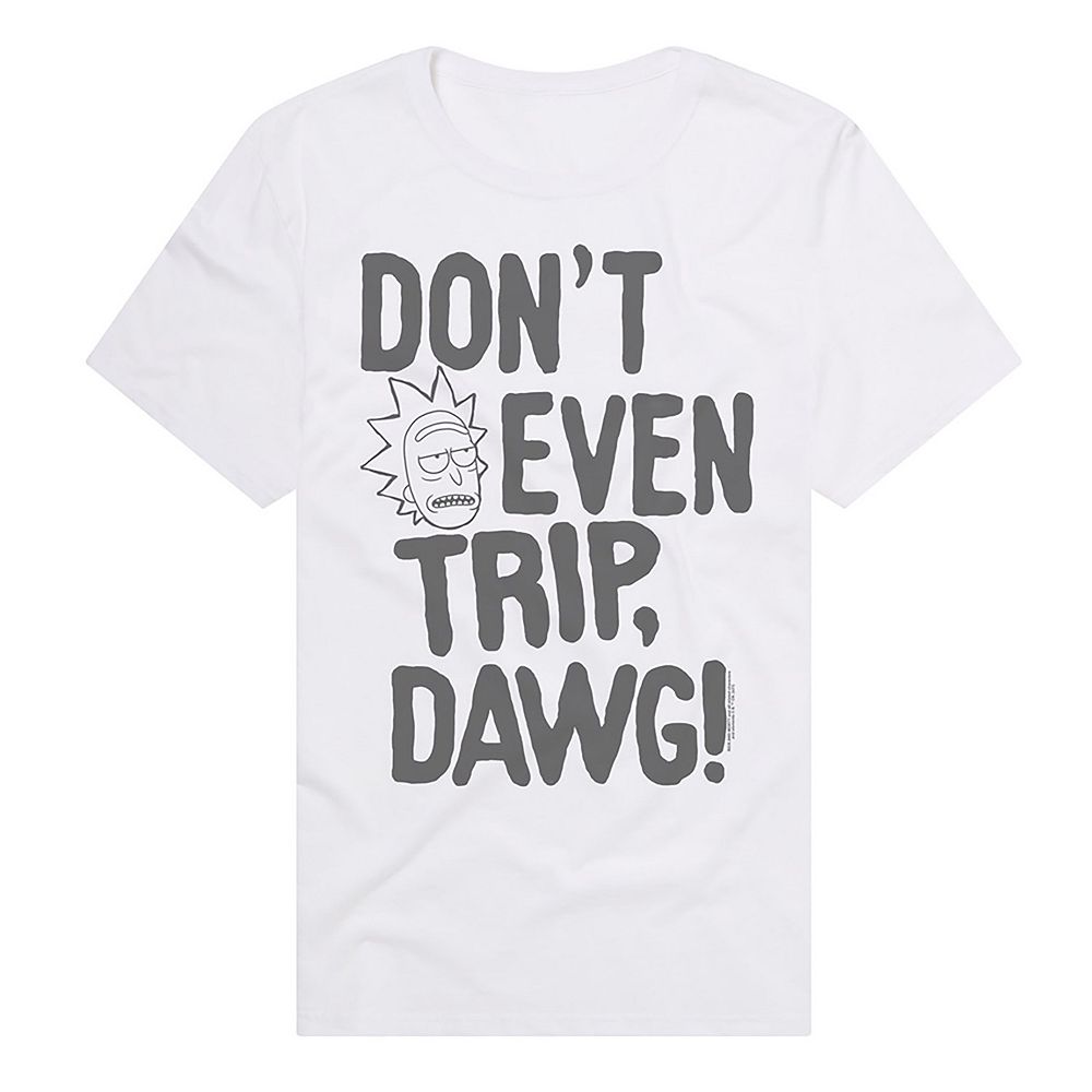 Men's Don't Even Trip Dawg Rick & Morty Graphic Tee
