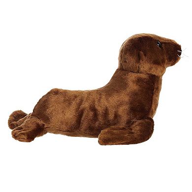 Aurora Large Brown Destination Nation 13" Sea Lion Adventurous Stuffed ...
