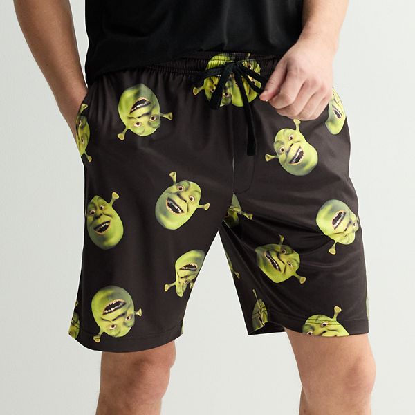 Men's Shrek Pajama Shorts