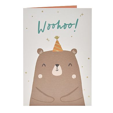 cardfactory "WooHoo" Bear Birthday Card