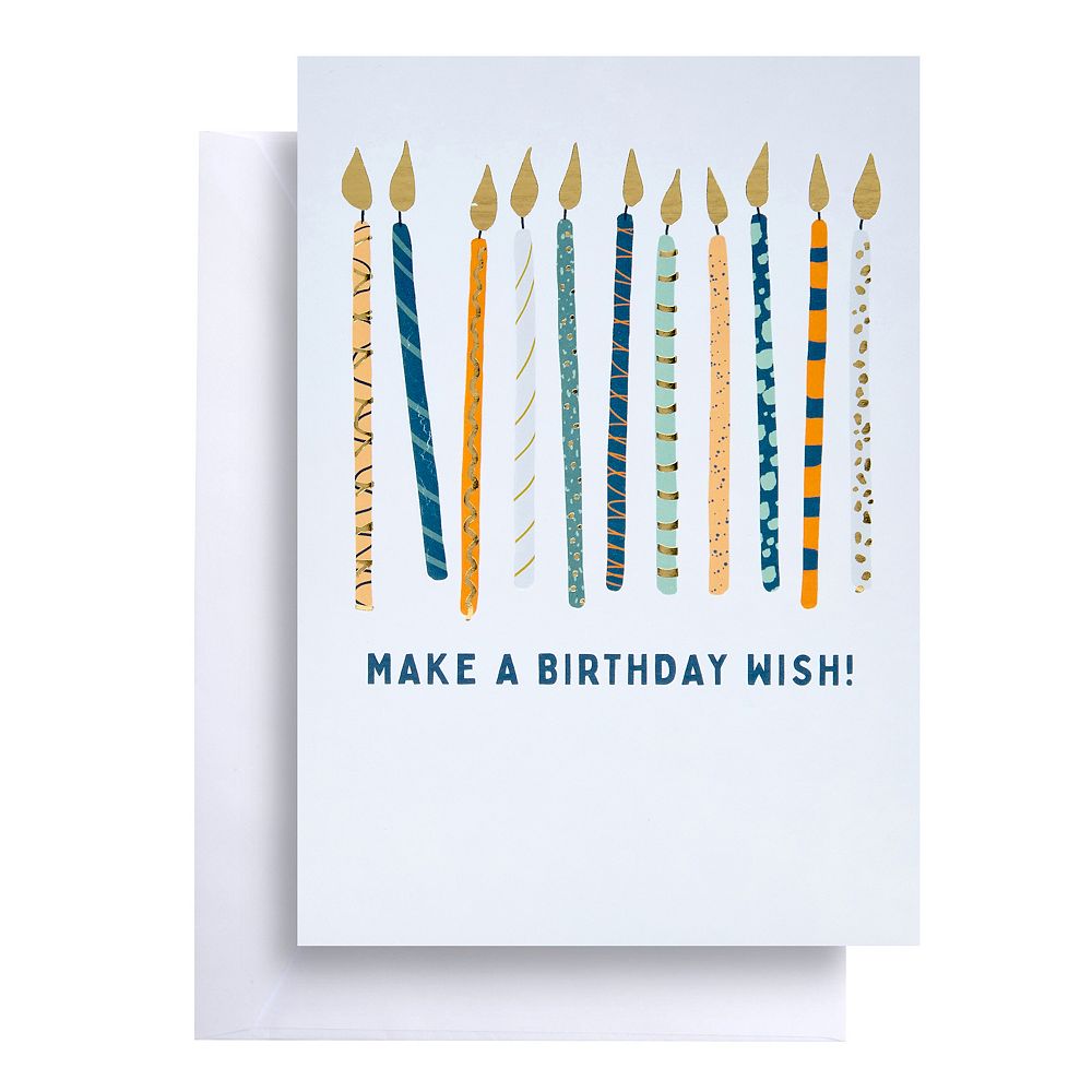 cardfactory "Make A Birthday Wish" Birthday Card